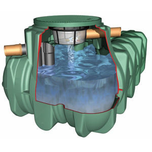 1500 Litre Garantia Lilo Underground Water Tank Driveway Package ...